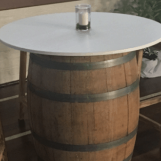 WINE BARREL TOP - Hire In Style