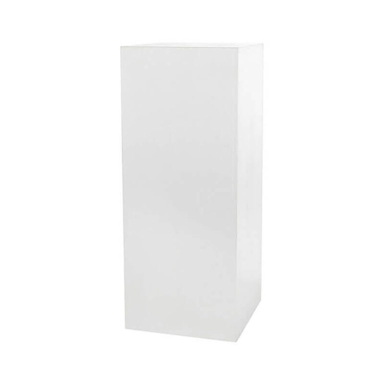 WHITE WOODEN PLINTH - Hire In Style