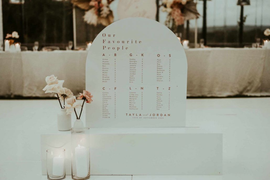 SIGNAGE BOX - WHITE - Hire In Style