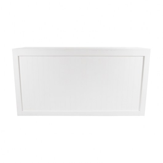 WHITE TIMBER BAR - WHITE TOP - Hire In Style