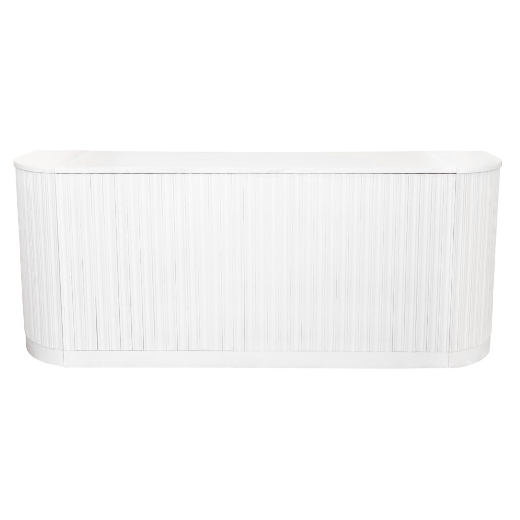 RIBBED WHITE BAR - Hire In Style