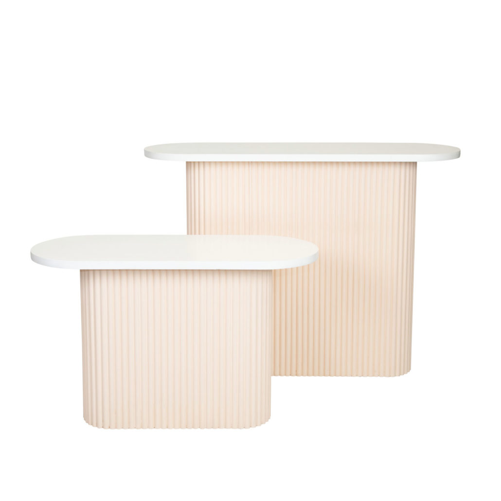 RIBBED FEATURE TABLE - Hire In Style